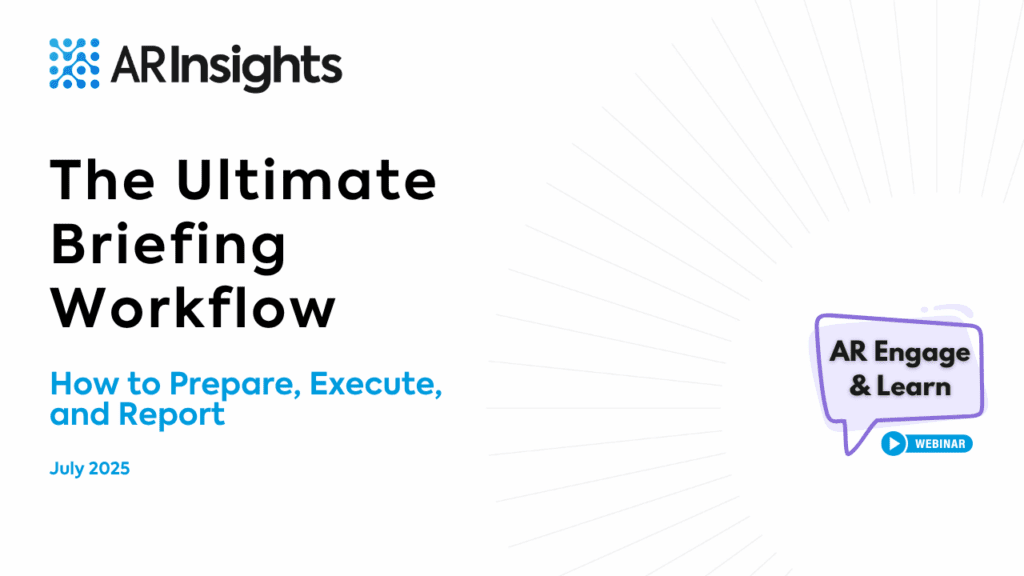 Webinar Recap: 4 Ways to Use AI to Improve Your Analyst Briefing ...
